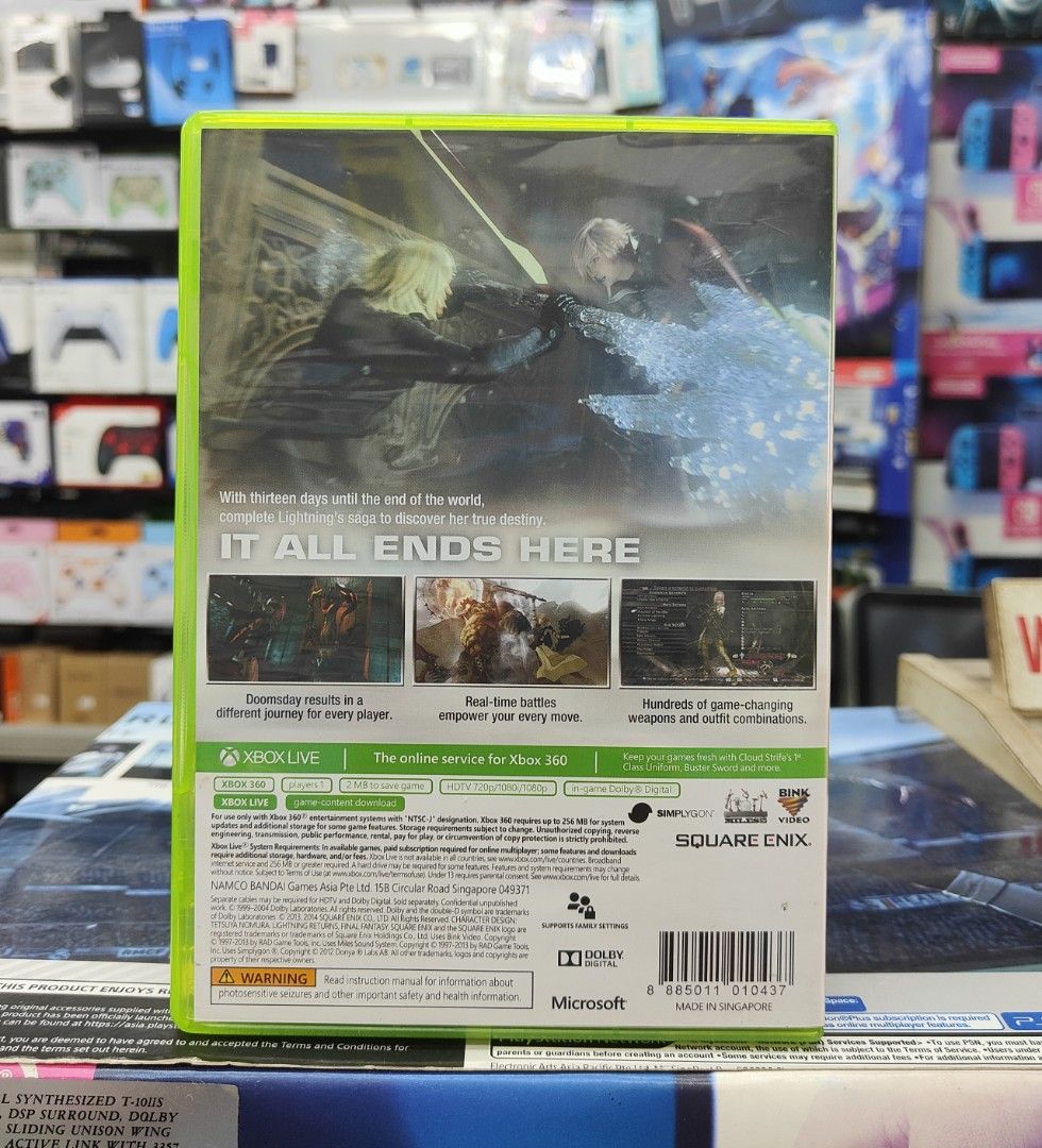 Lightning Returns Final Fantasy XIII Xbox Series X Xbox One Xbox 360 ...