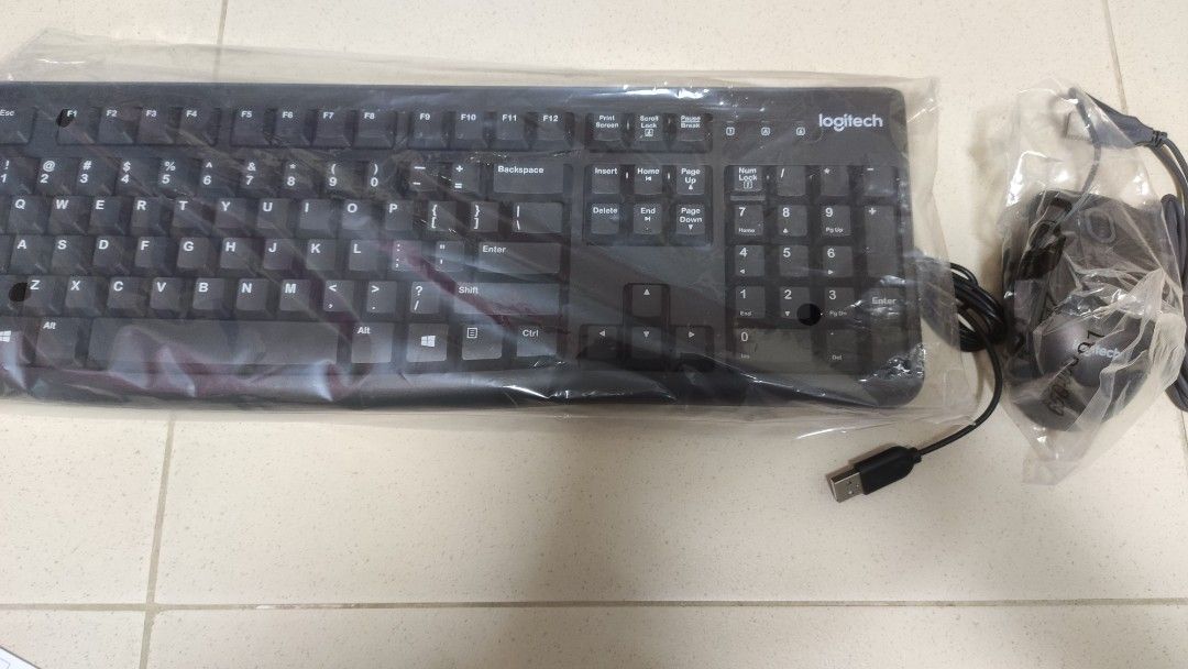 Logitech keyboard and mouse set, Computers & Tech, Parts & Accessories, Computer Keyboard on ...
