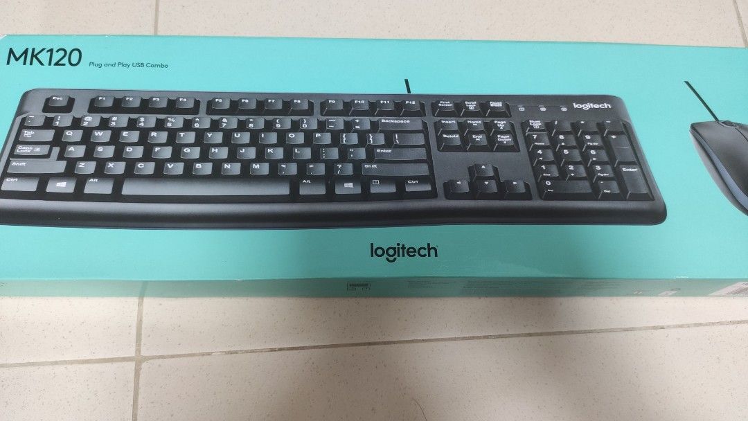 Logitech keyboard and mouse set, Computers & Tech, Parts & Accessories, Computer Keyboard on ...