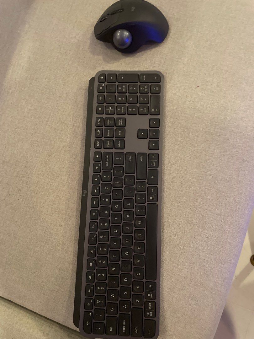 Logitech MX Keys + Logi Ergo Mouse, Computers & Tech, Parts ...