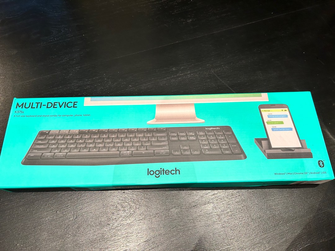 BNIB Logitech Wireless Keyboard And Stand Computers Tech Parts Accessories Computer