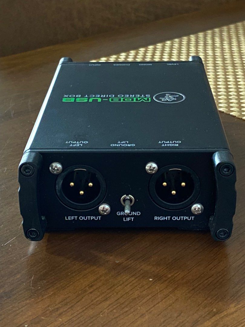 Mackie MDP USB stereo direct box DI, Audio, Other Audio Equipment on ...