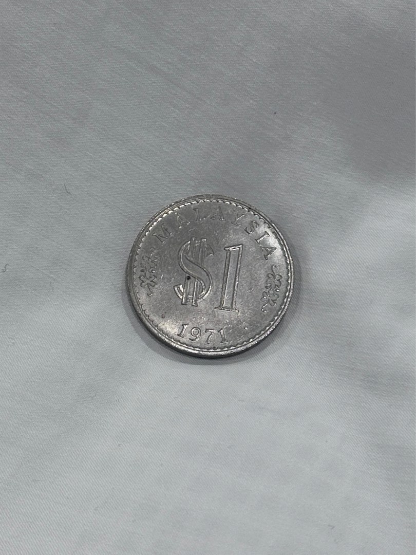 Malaysia OLD MONEY RM1 coin year 1971 Syiling rm1 tahun 1971, Hobbies ...