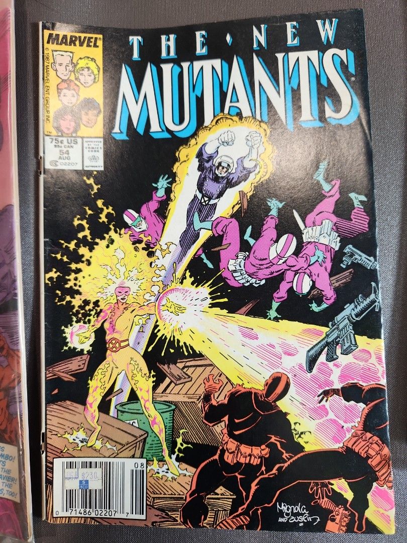 Marvel The New Mutants #49 #50 #53 #54 #56 #57 #58 #59(1987), Hobbies ...