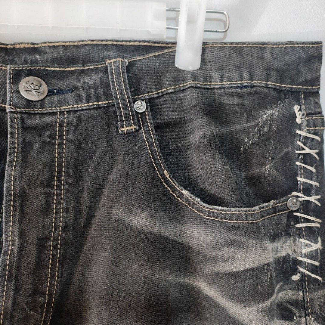 Mastermind Japan Mindblow Denim Pants, Men's Fashion, Bottoms, Jeans on ...