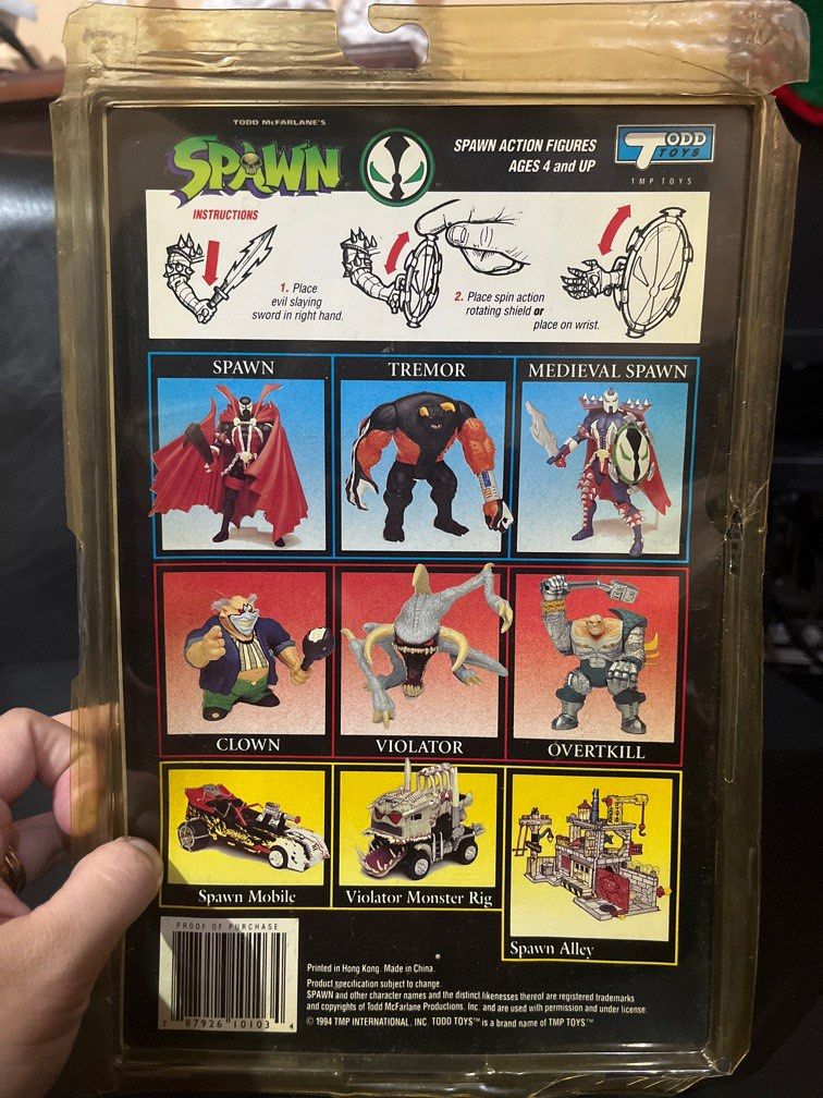 Medieval Spawn Todd McFarlane Toys Poseable Action Figure with Comic ...