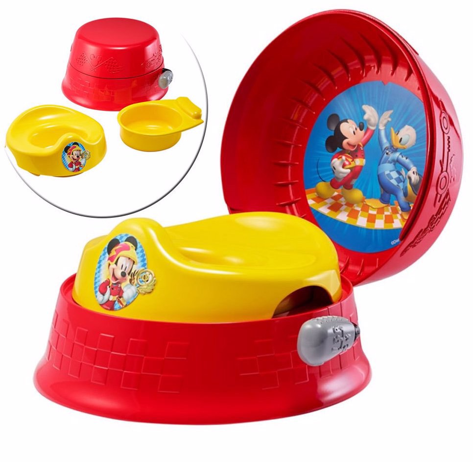 Mickey Mouse 3 in 1 Kids Potty Training/ Toilet Seat/ Stool/ Chair on ...