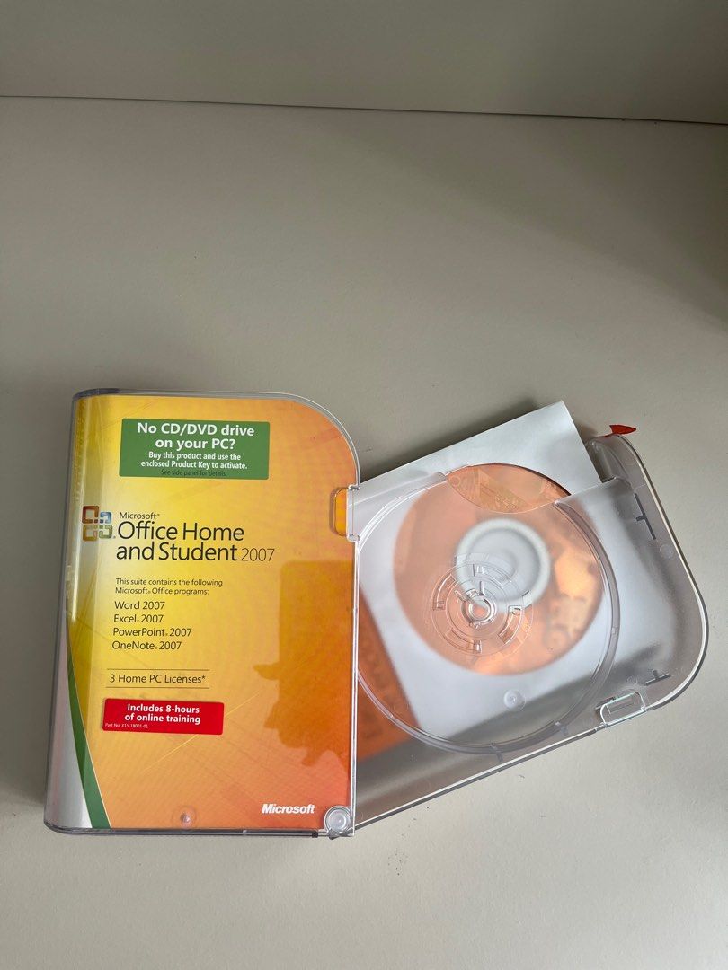 Microsoft Office Home and Student 2007 CD DVD Program, Hobbies & Toys ...