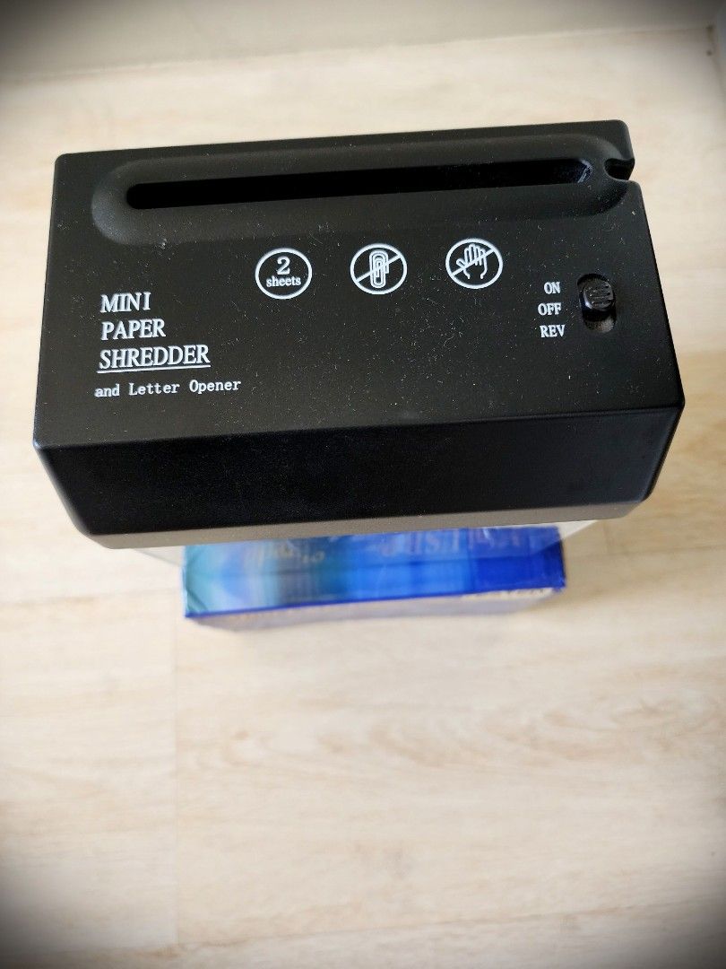 MINI USB Paper Shredder with Letter Opener, Computers & Tech, Printers ...