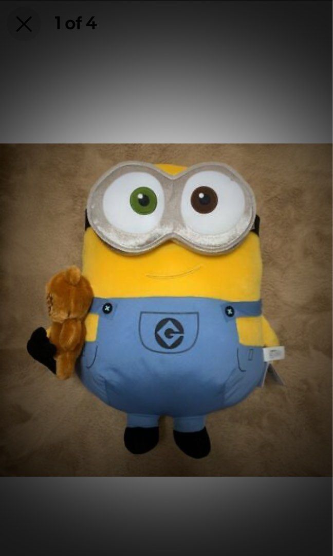 Minion Bob with Tim Plush, Hobbies & Toys, Toys & Games on Carousell
