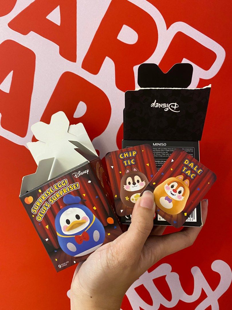 Miniso Surprise Egg - Chip & Dale, Hobbies & Toys, Toys & Games on ...