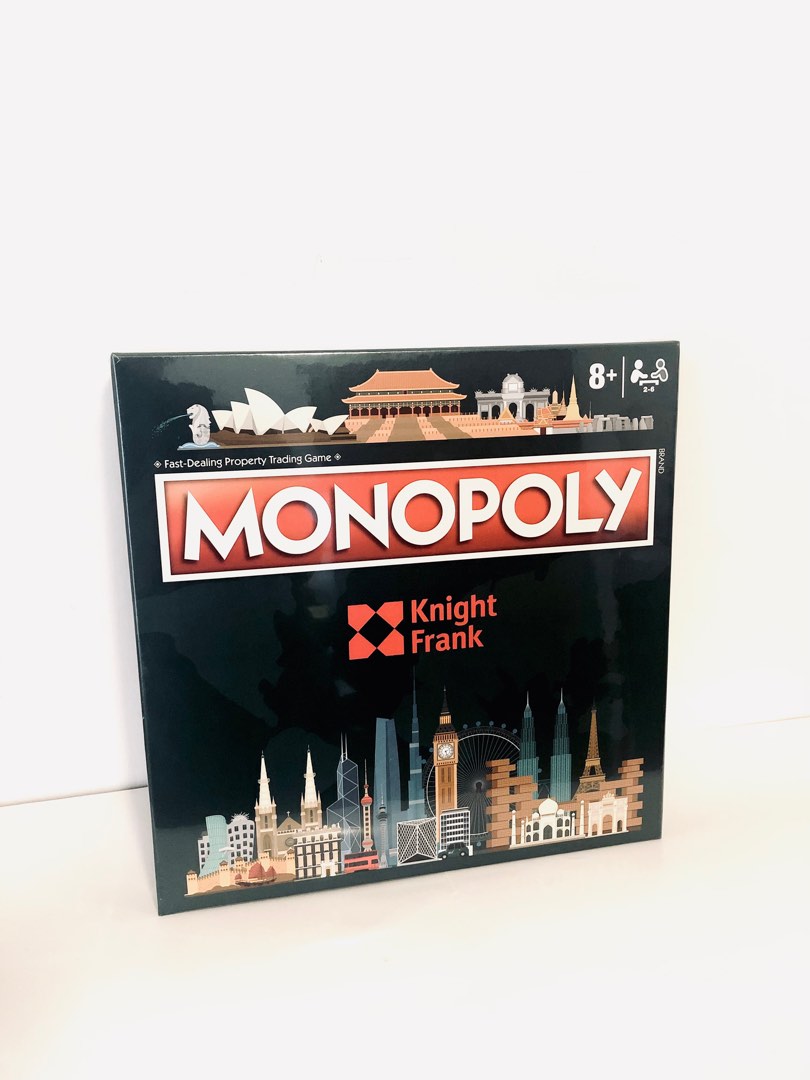 Monopoly 大富翁 x Knight Frank 國際版，全球限量500盒， fast dealing property trading ...