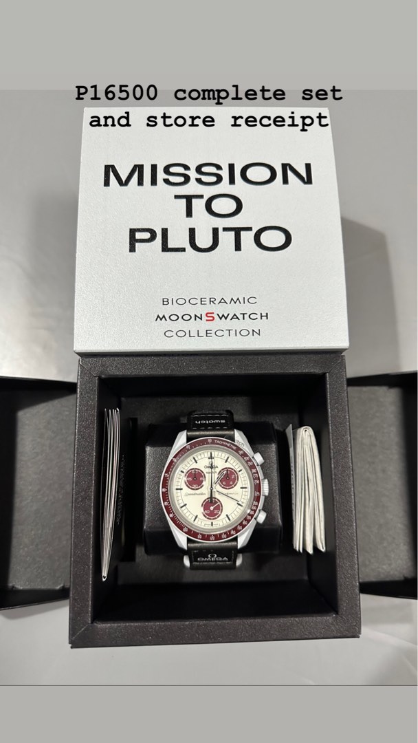 Swatch Moonswatch to Pluto, Men's Fashion, Watches & Accessories ...