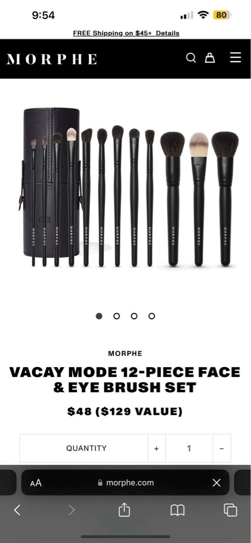Morphe Brush Set with Case, Beauty & Personal Care, Face, Makeup on Carousell