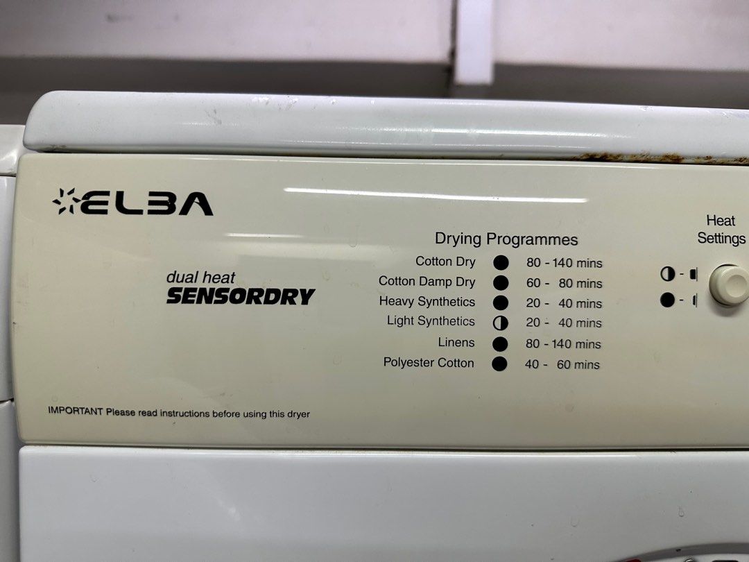 MUST BUY! Elba 6KG Vented-Dryer EB763WTH-1, TV & Home Appliances ...
