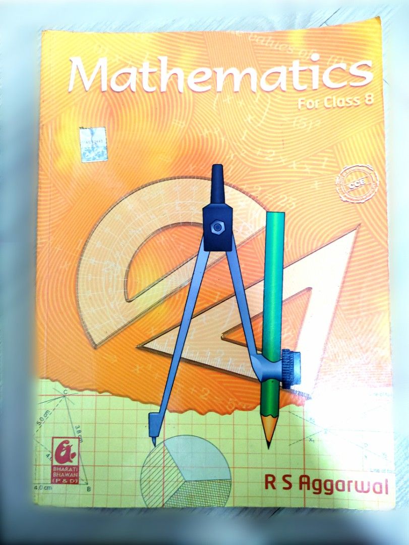 {negotiable} CBSE R S Aggarwal Mathematics book for class 8, Hobbies ...