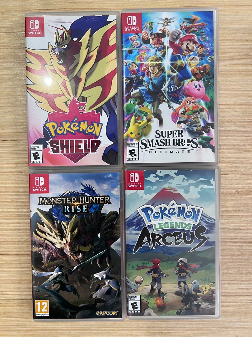 Nintendo Switch Games ( Pokemon Legends Arceus , Pokemon Shield ...