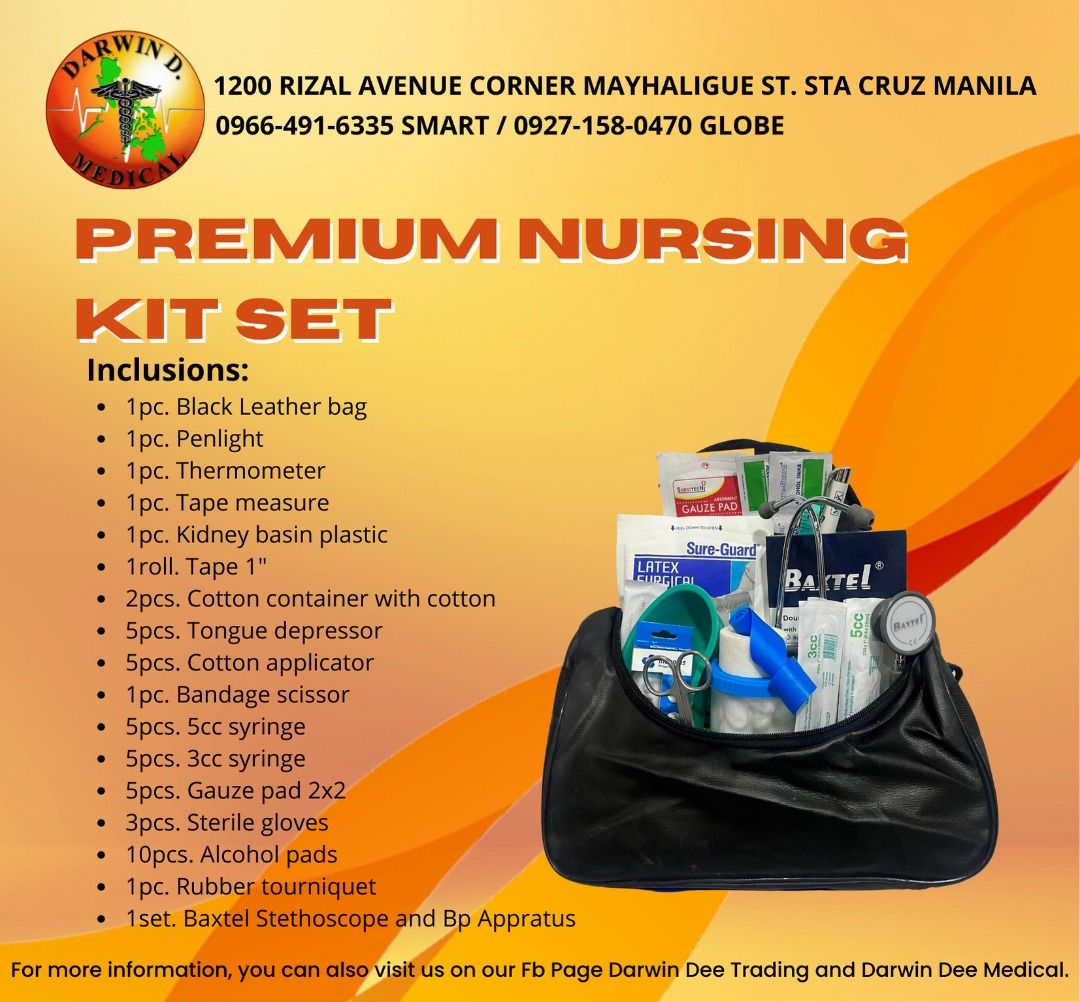 NURSING KIT (FOR STUDENTS), Health & Nutrition, Medical Supplies ...