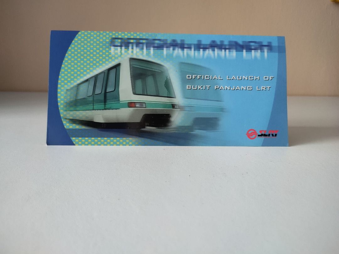Vintage MRT Card - Official Launch of Bukit Panjang LRT, Hobbies & Toys ...