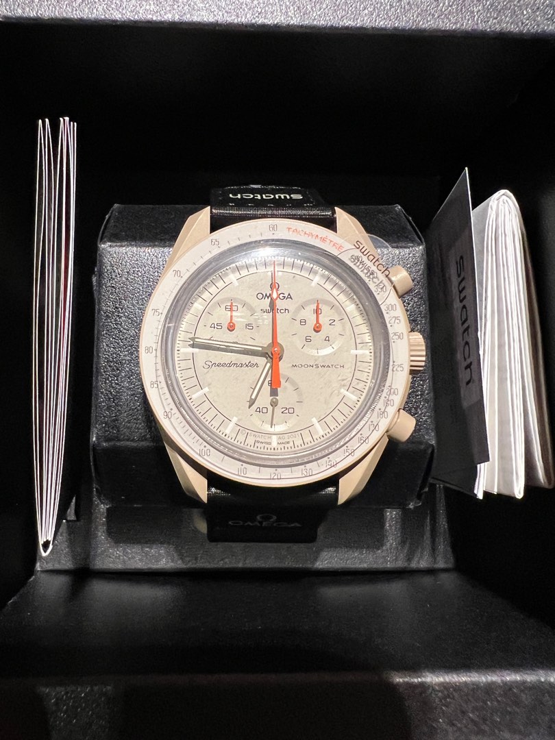 Omega swatch jupiter, Luxury, Watches on Carousell