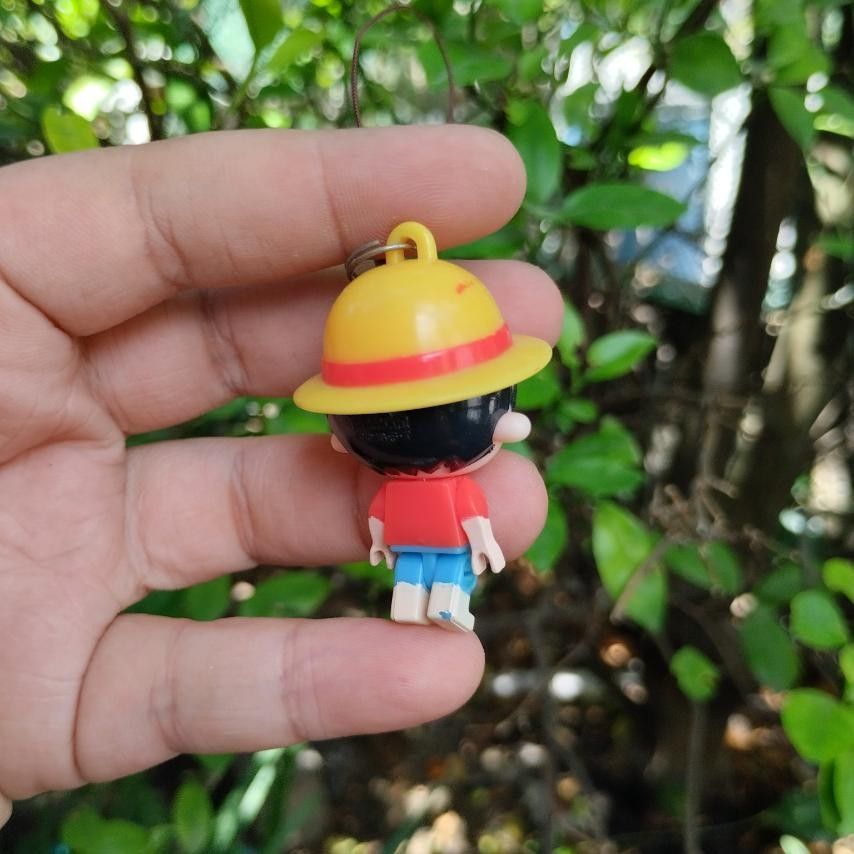 One Piece Monkey D. LUFFY Charm Keychain, Hobbies & Toys, Toys & Games ...