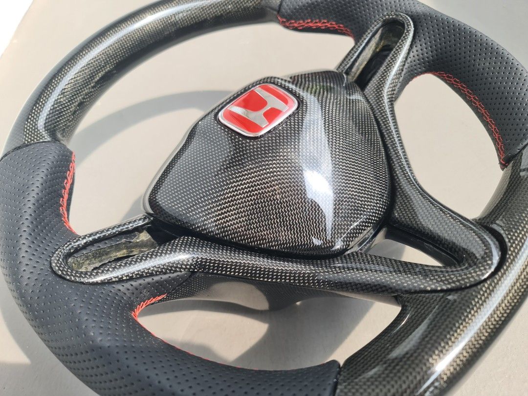 Original Honda Civic FD FD1 FD2 FD2R Steering Wheel BRAND NEW FULL ...