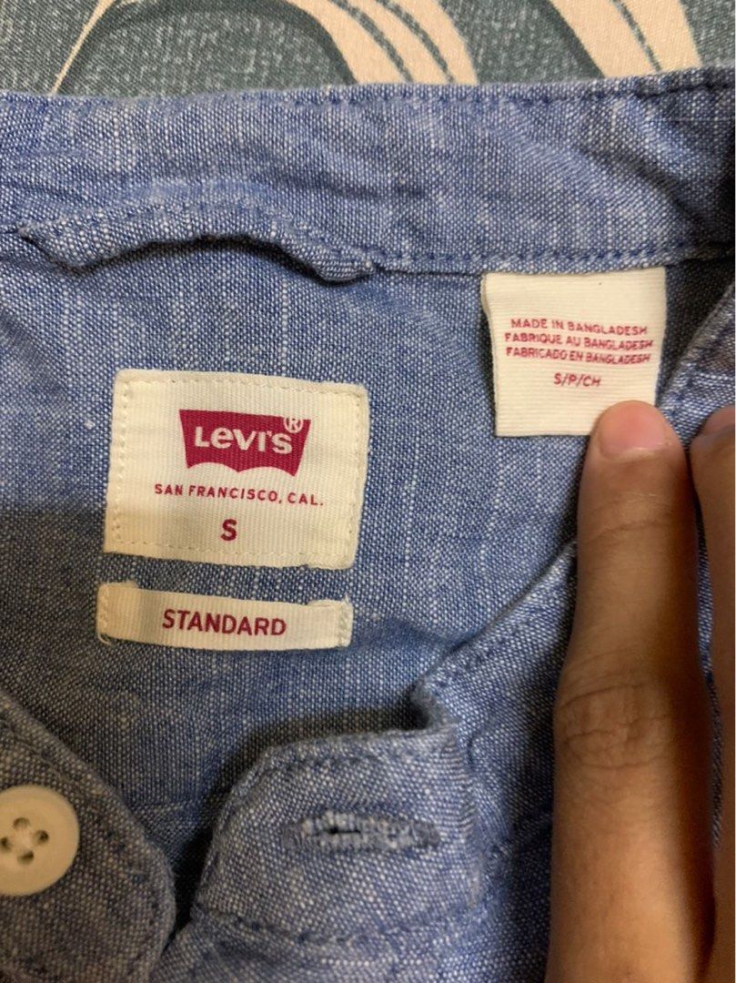 Original Levis Denim Shirt Men Unisex Mens Fashion Tops And Sets Tshirts And Polo Shirts On