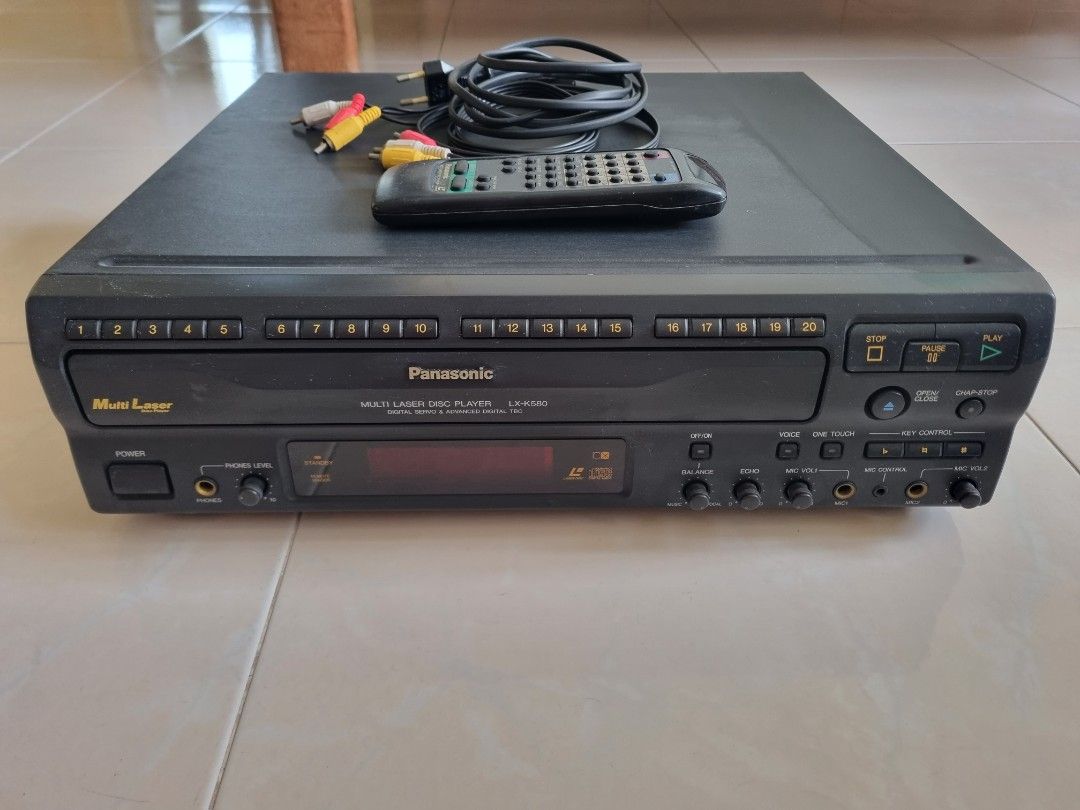 Panasonic LX-K580 Laser Disc LD multi player, TV & Home Appliances, TV & Entertainment, Blu-Ray ...