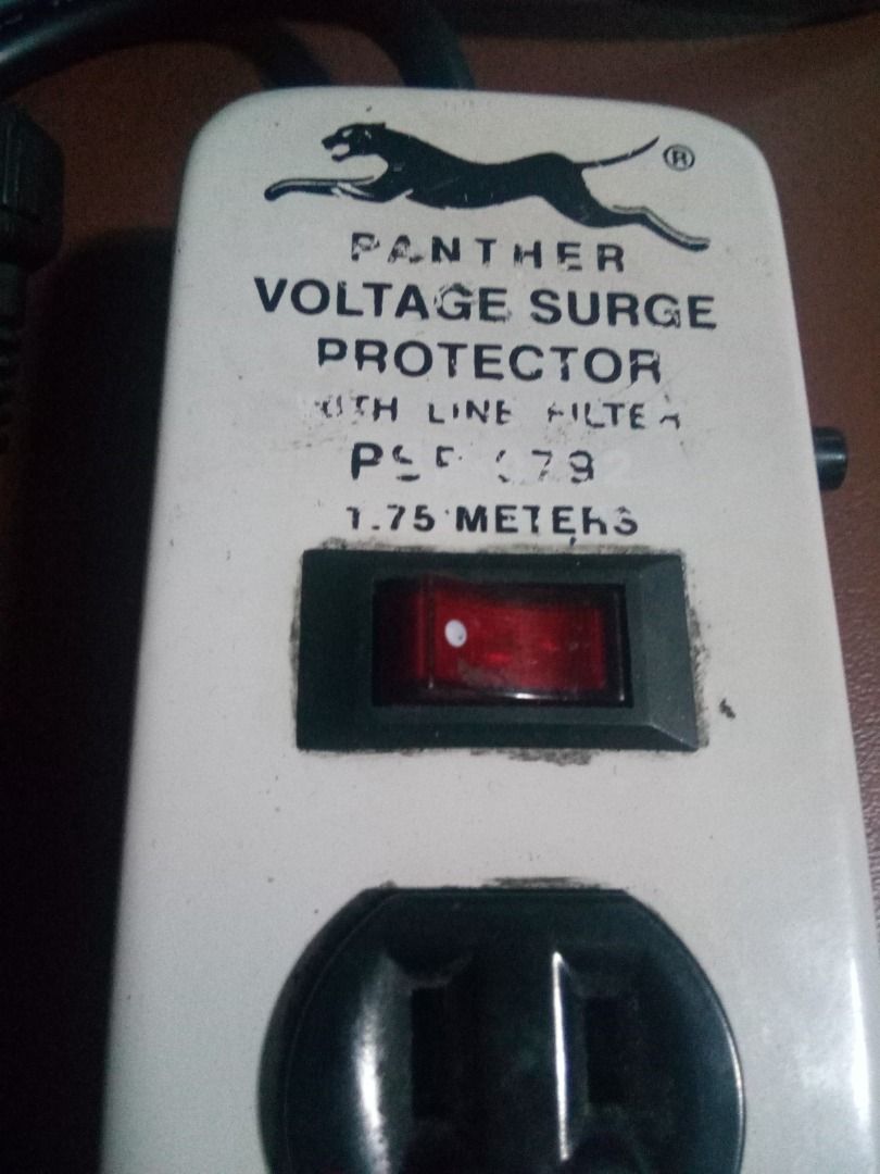 Panther Extension Cord (Heavy Duty/1.75Meters) Voltage Surge Protection ...