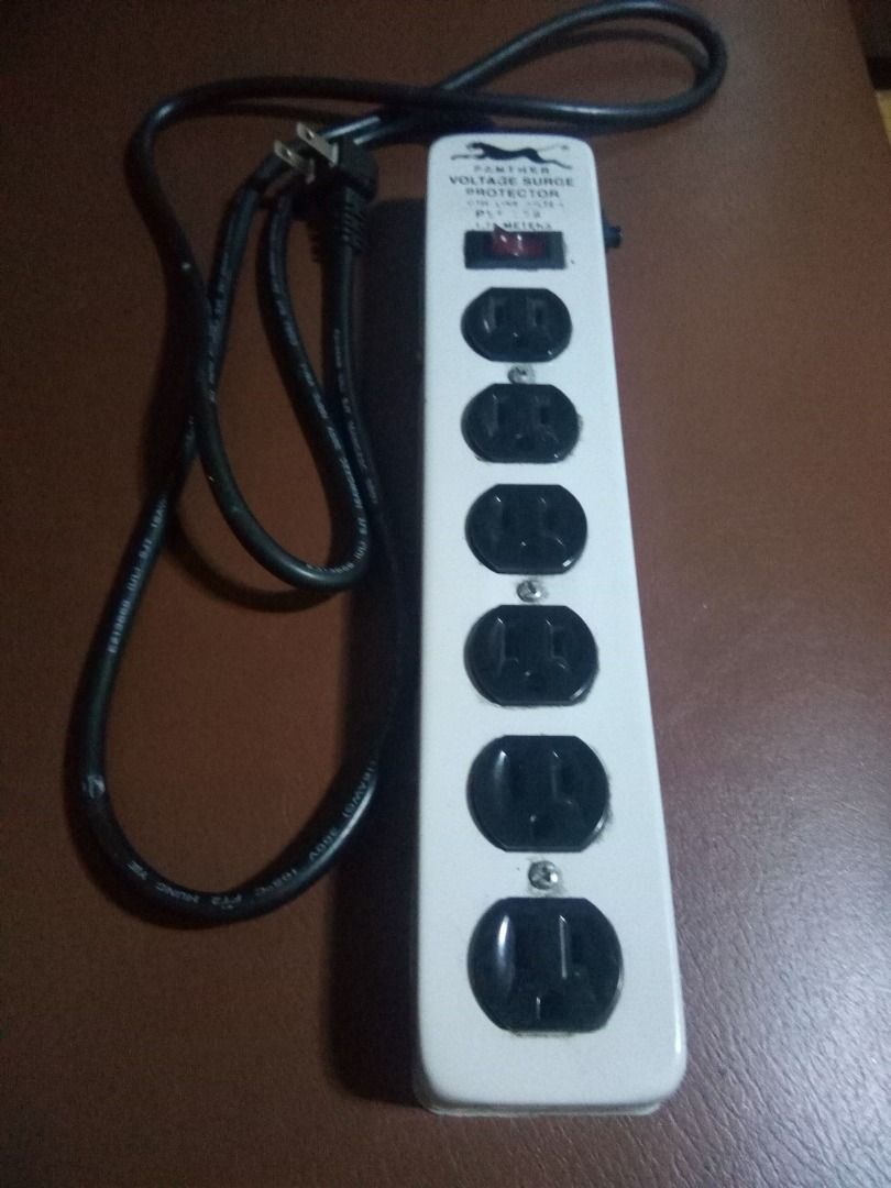 Panther Extension Cord (Heavy Duty/1.75Meters) Voltage Surge Protection ...