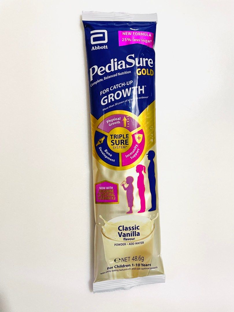 Pediasure Milk Powder - Vanilla Less 25% sugar, Babies & Kids, Nursing ...