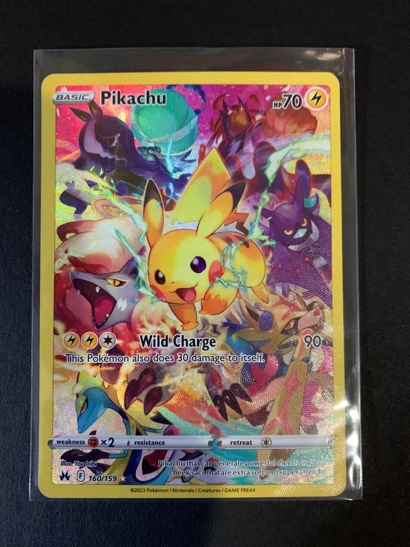 Pikachu crown zenith, Hobbies & Toys, Toys & Games on Carousell