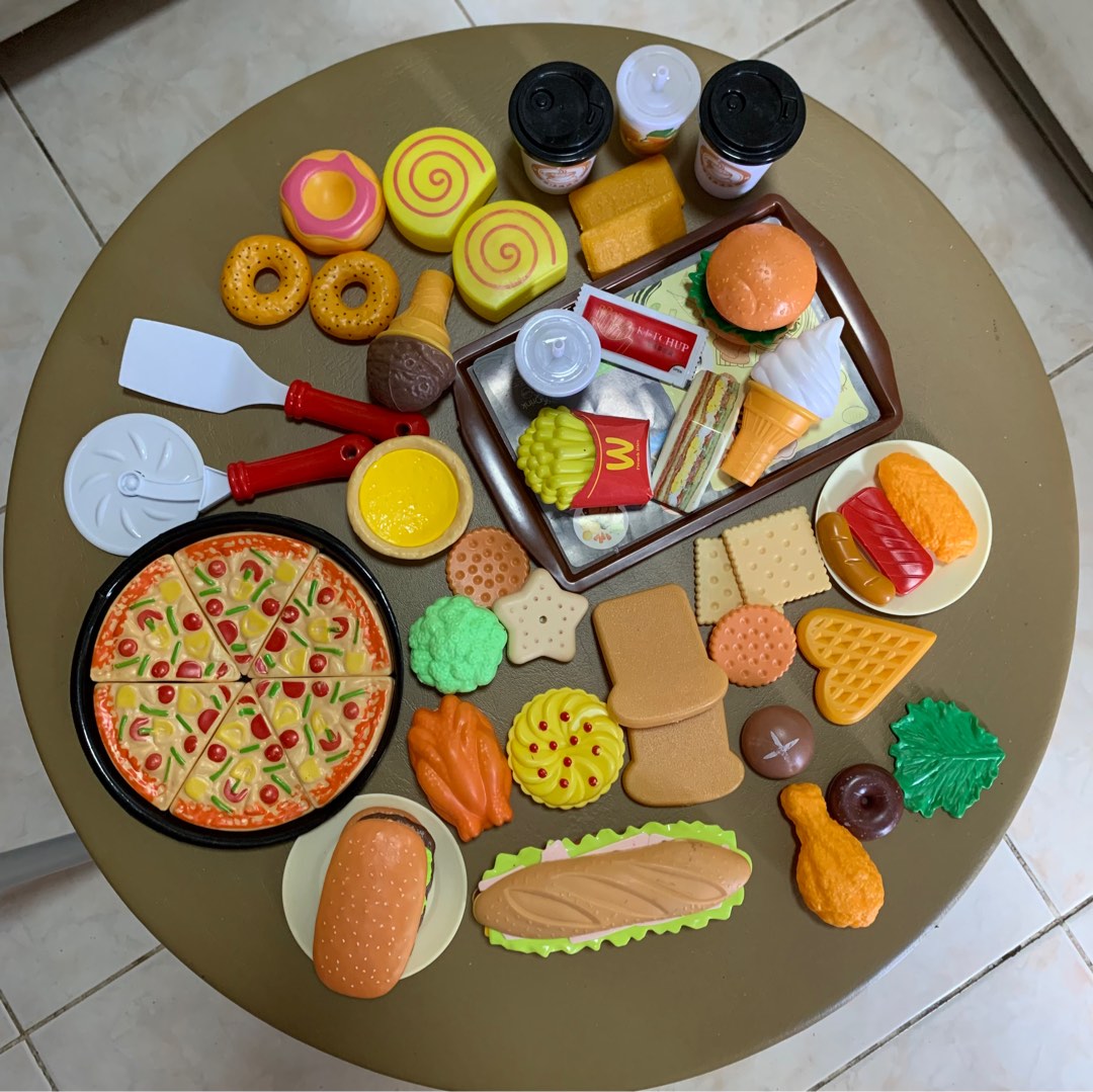 Plastic food toys, Hobbies & Toys, Toys & Games on Carousell