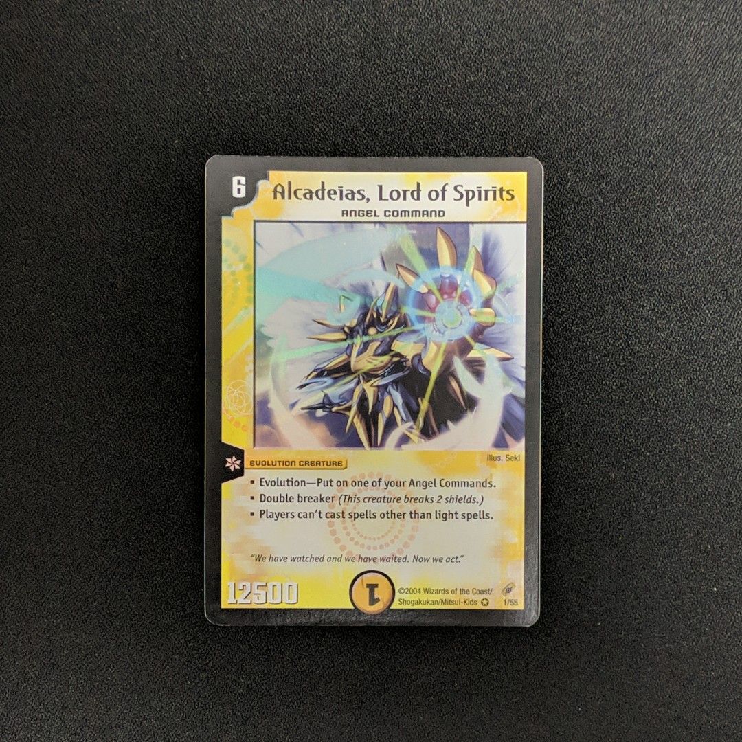 (Played) Alcadeias, Lord of Spirits 1/55 Duel Masters DM-04 Foil Card, Hobbies & Toys, Toys ...