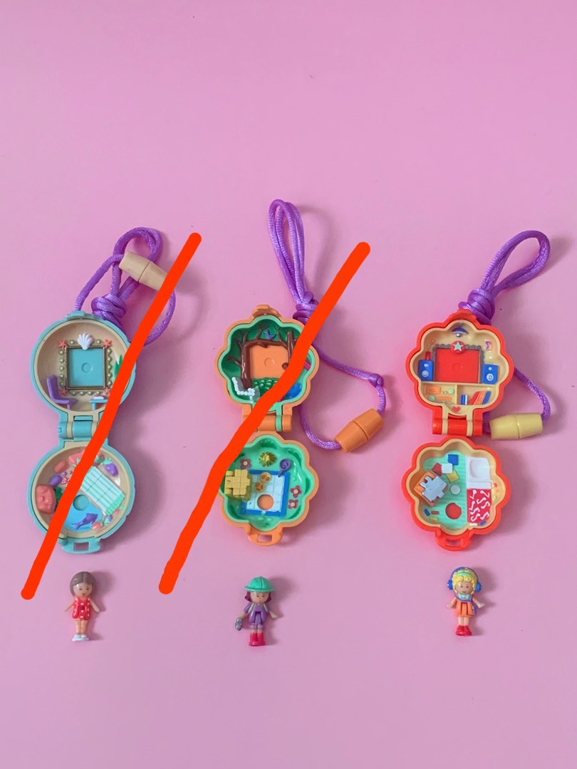 Polly Pocket Lockets - 1991, Hobbies & Toys, Memorabilia & Collectibles ...
