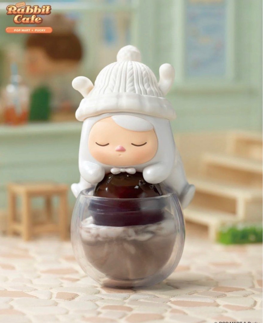 popmart pucky iced latte penguin, Hobbies & Toys, Toys & Games on Carousell