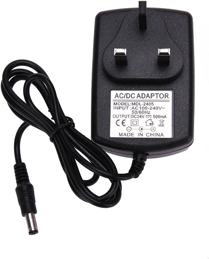 Power Adapter,DC24V 0.5A Adapter AC 100V-240V to DC 24V Converter Power ...