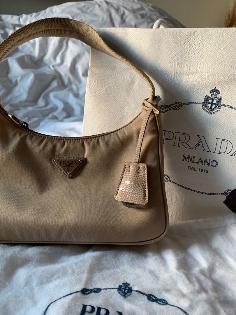 Prada Re-edition 2000 Cammeo (bought in paris), Luxury, Bags & Wallets ...