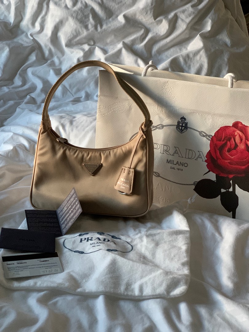 Prada Re-edition 2000 Cammeo (bought in paris), Luxury, Bags & Wallets ...