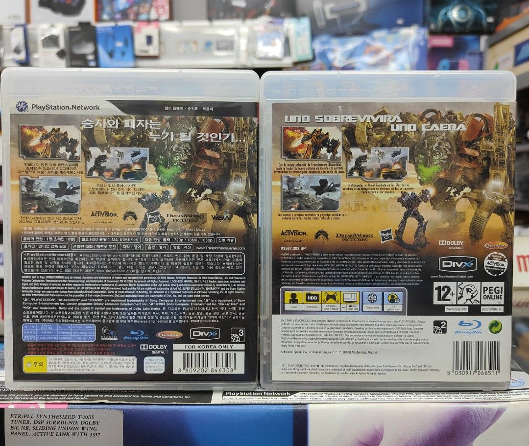 PS3 Transformers Revenge of The Fallen, Video Gaming, Video Games ...