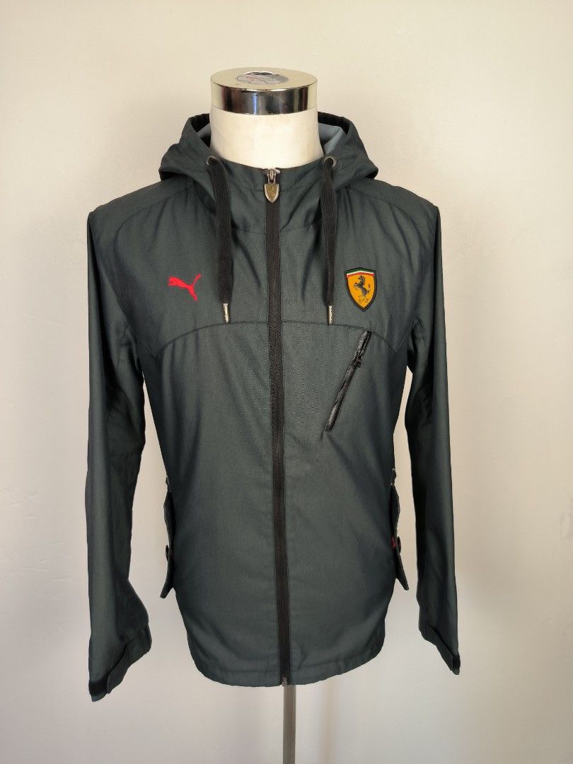 Puma Ferrari Jacket Size L, Men's Fashion, Coats, Jackets and Outerwear ...