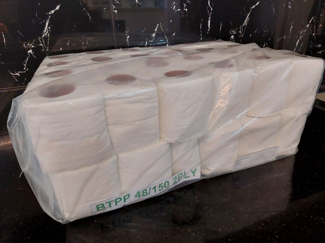 Pure Pulp Tissue Roll (48 Rolls / 2 Ply), Beauty & Personal Care ...
