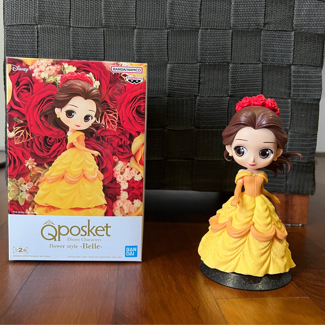 Qposket Disney Princess Belle Flower Style Figurine, Hobbies & Toys ...