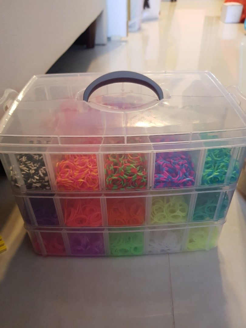Rainbow Loom set, Hobbies & Toys, Stationery & Craft, Handmade Craft on ...