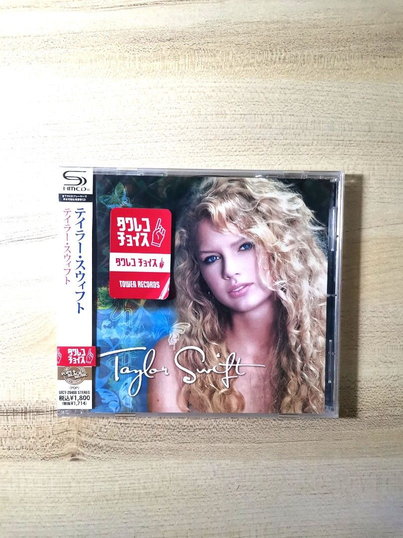 RARE/JAPAN VERSION: TAYLOR SWIFT- TAYLOR SWIFT SELF TITLED DEBUT JAPAN PRESSING CD WITH OBI ...