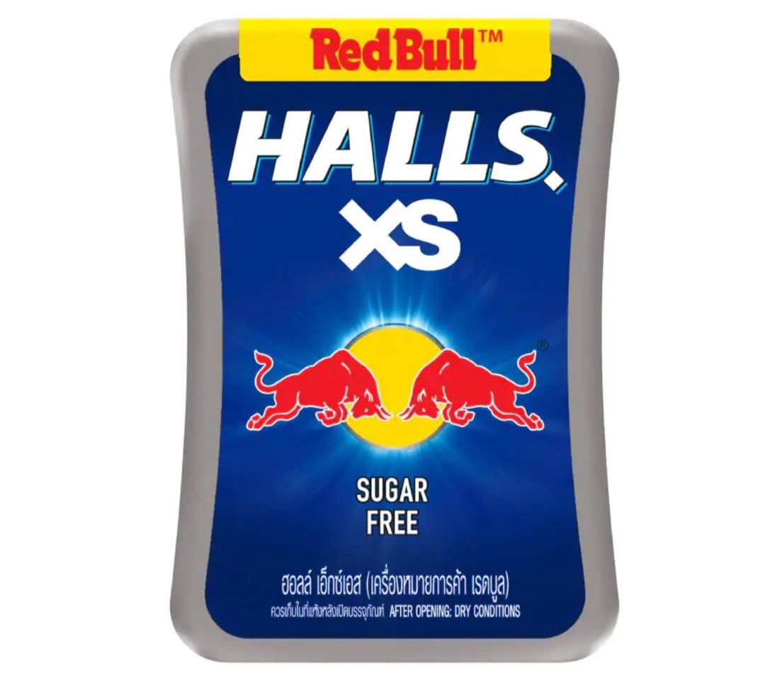 Red Bull Halls XS Candy, Food & Drinks, Other Food & Drinks on Carousell
