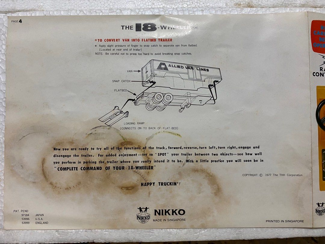 Remote control 18 Wheeler trailer truck, Hobbies & Toys, Toys & Games ...