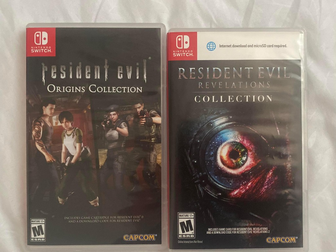 RUSH SALE RESIDENT EVIL REVELATIONS/ORIGINS NINTENDO SWITCH (Both used ...