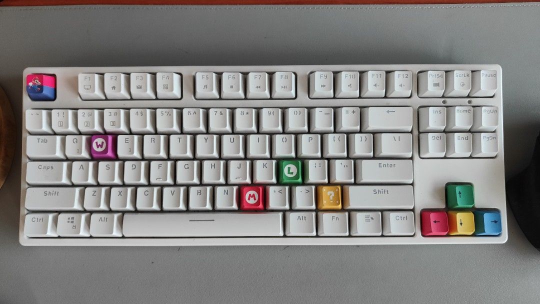 RK 987 wireless mechanical keyboard white, Computers & Tech, Parts ...