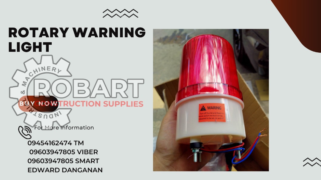 ROTARY WARNING LIGHT, Commercial & Industrial, Industrial Equipment on ...